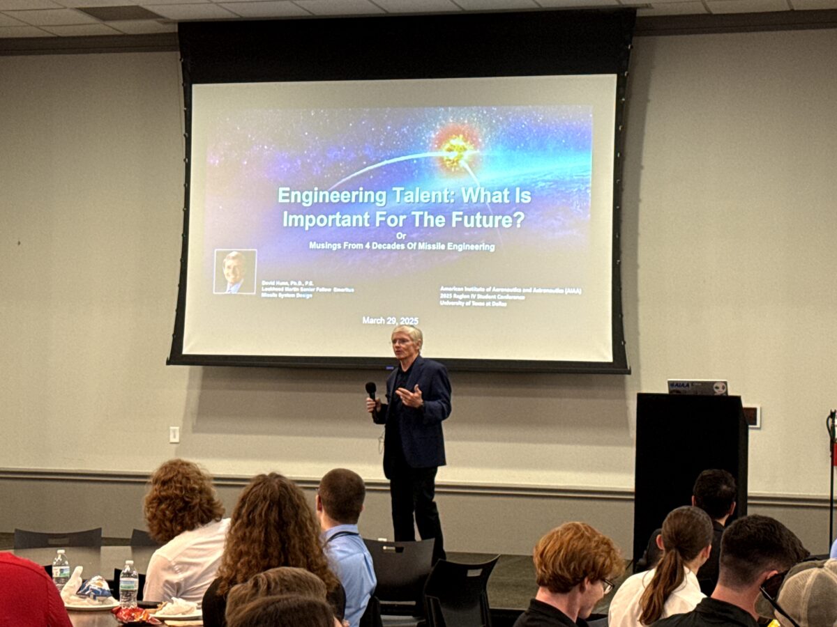 Students at AIAA Region IV Student Conference Encouraged to Focus on ...